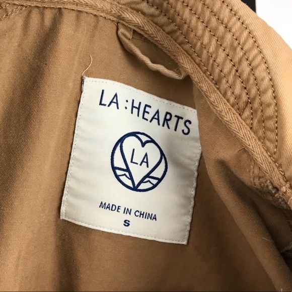 La Hearts | Jackets & Coats | La Hearts Tan Military Utility Jacket ...
